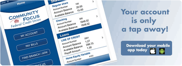 Welcome to the Community Focus Federal Credit Union